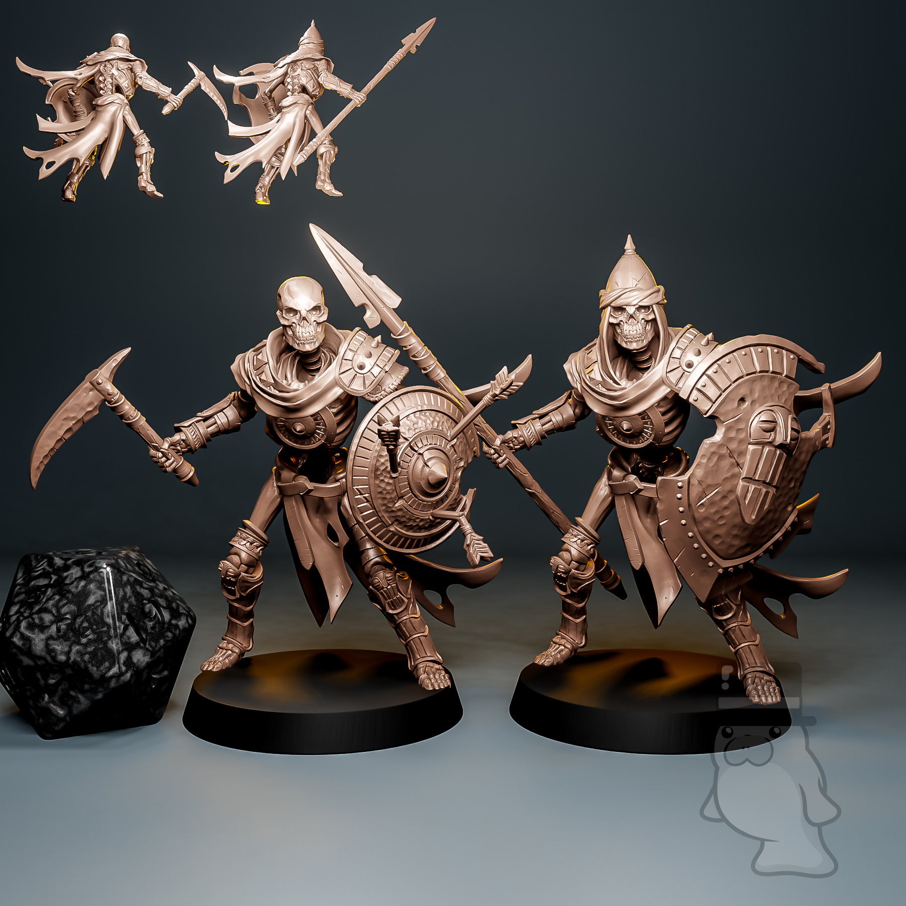 Tombsworn Skeleton D - Tombsworn Skeletons of Denmora - Artisan Guild :: Mini Manatee New Zealand